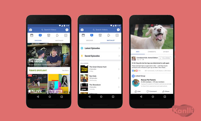 Facebook Watch: la gran apuesta por el vídeo - Kanlli
